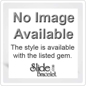 - A3977 14K SLIDE WITH DIAMOND CLUSTER CENTER #A3977-DIA